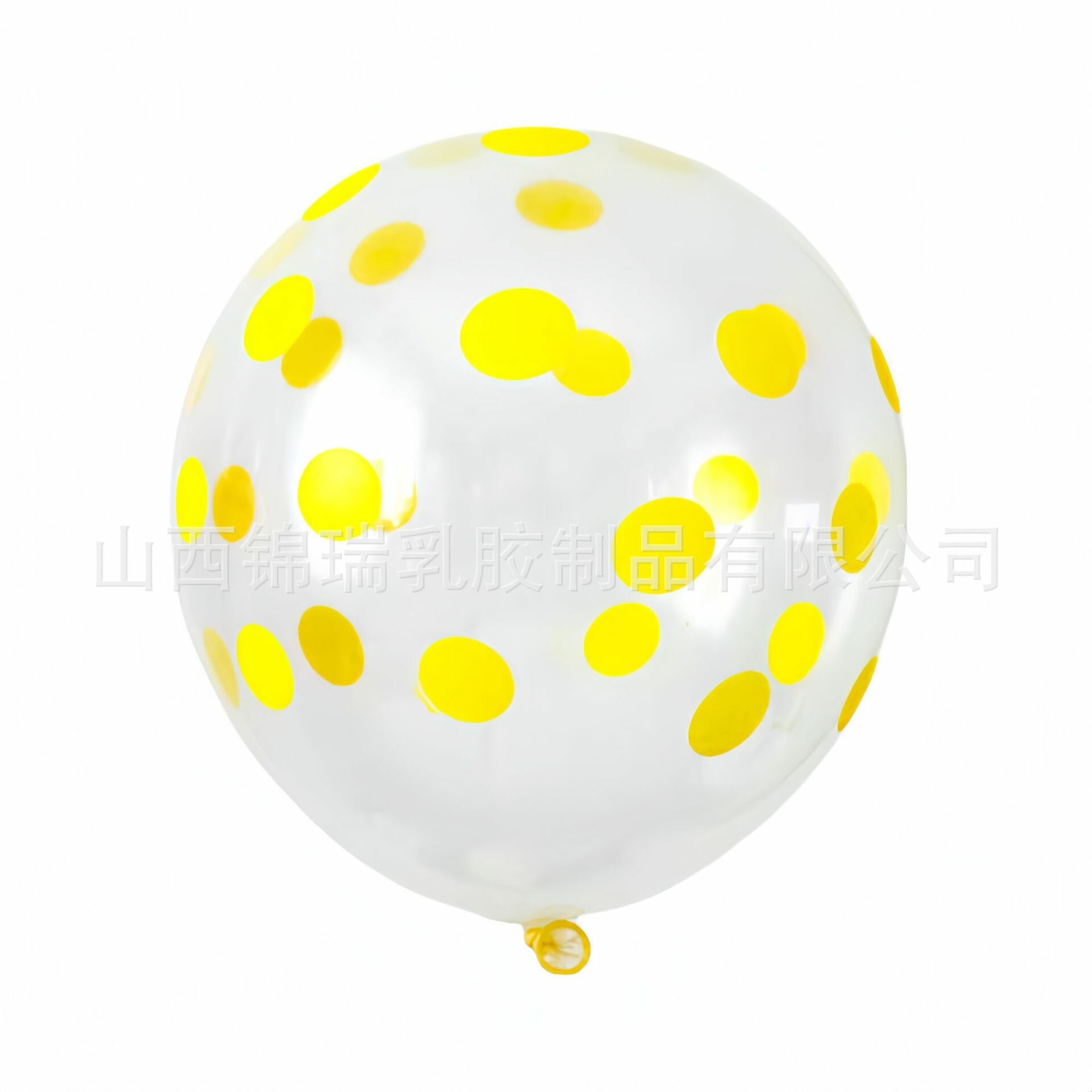 Яркие прозрачные шарики в горошек, из утолщенного латекса, для украшения детских дней рождений, круглой формы с разноцветными точками.