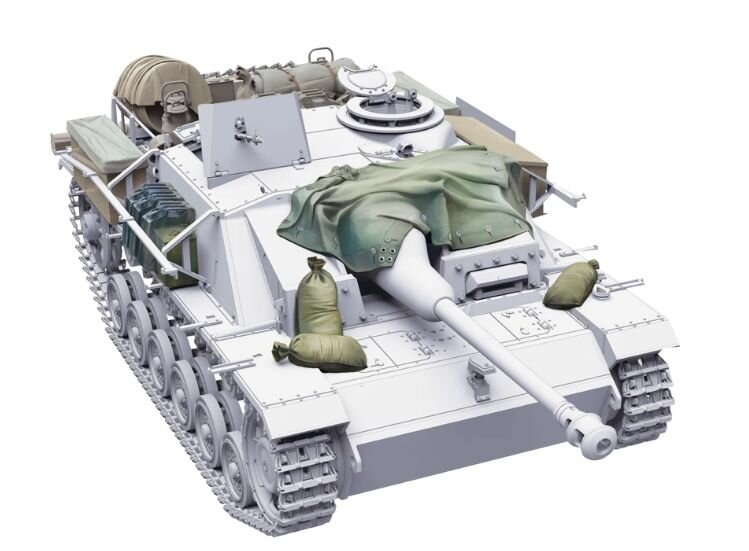 TAKOM 8018 1/35 StuG III Набор хранения и оборудования Пластиковые модели танков