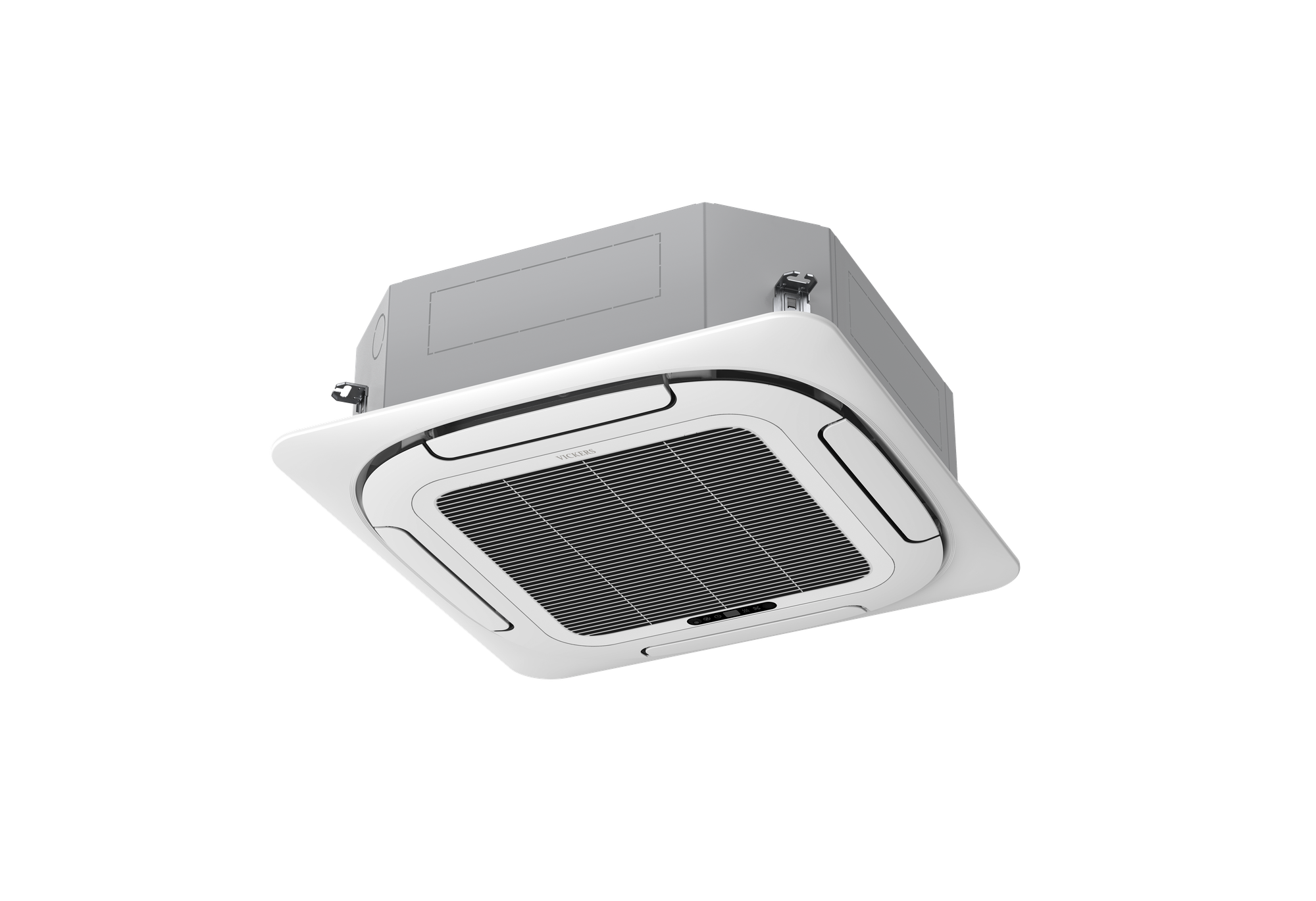 Сплит-система полупромышленная 18 Vickers VB-18HP1/VCCU-18HP1, кассетного типа, on/off, до 54кв. м, белая