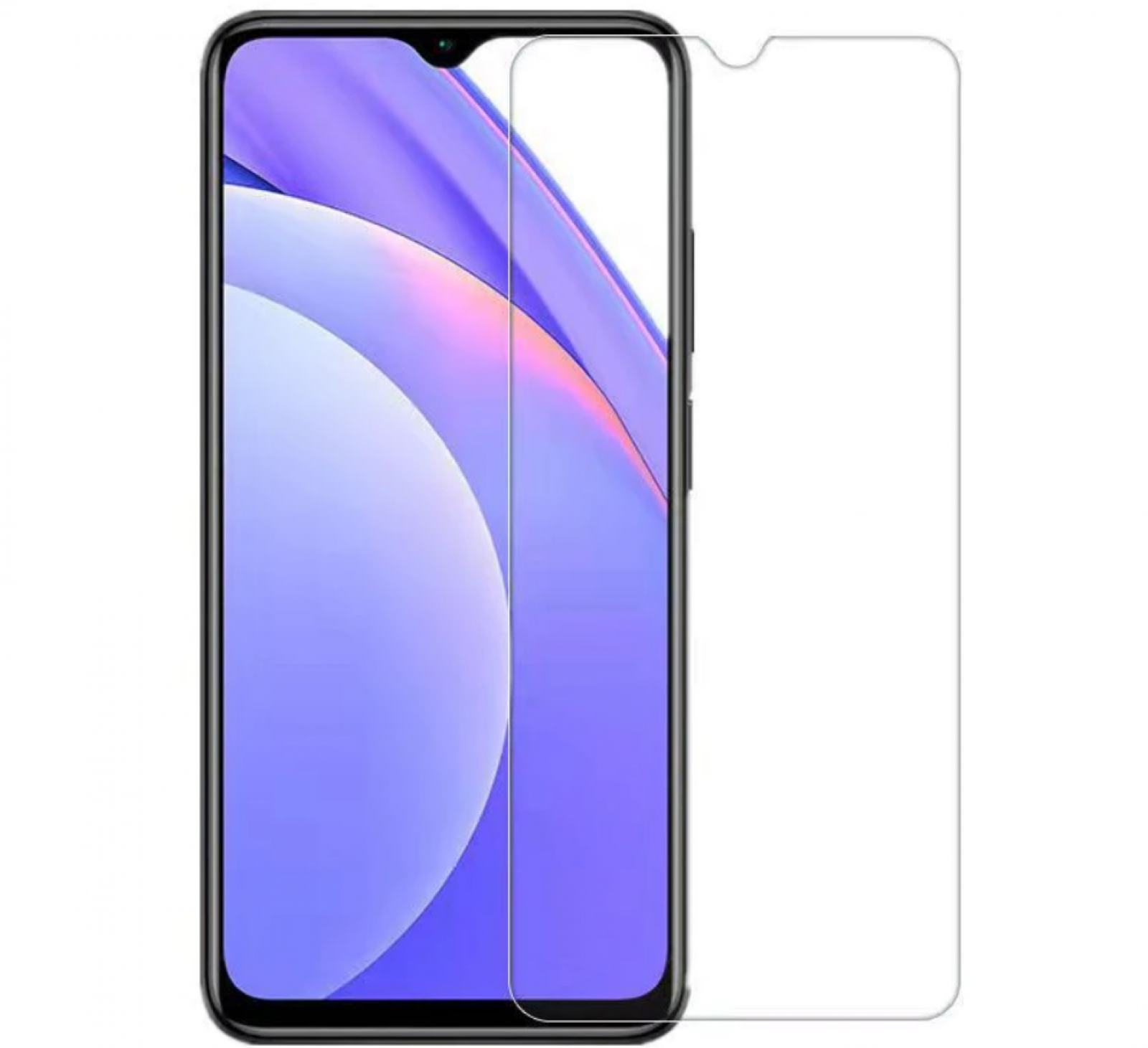 Защитное стекло MyPads Forti Glass для TCL 30SE, TCL 305, TCL 306, TCL 30E с антиотпечатковым покрытием