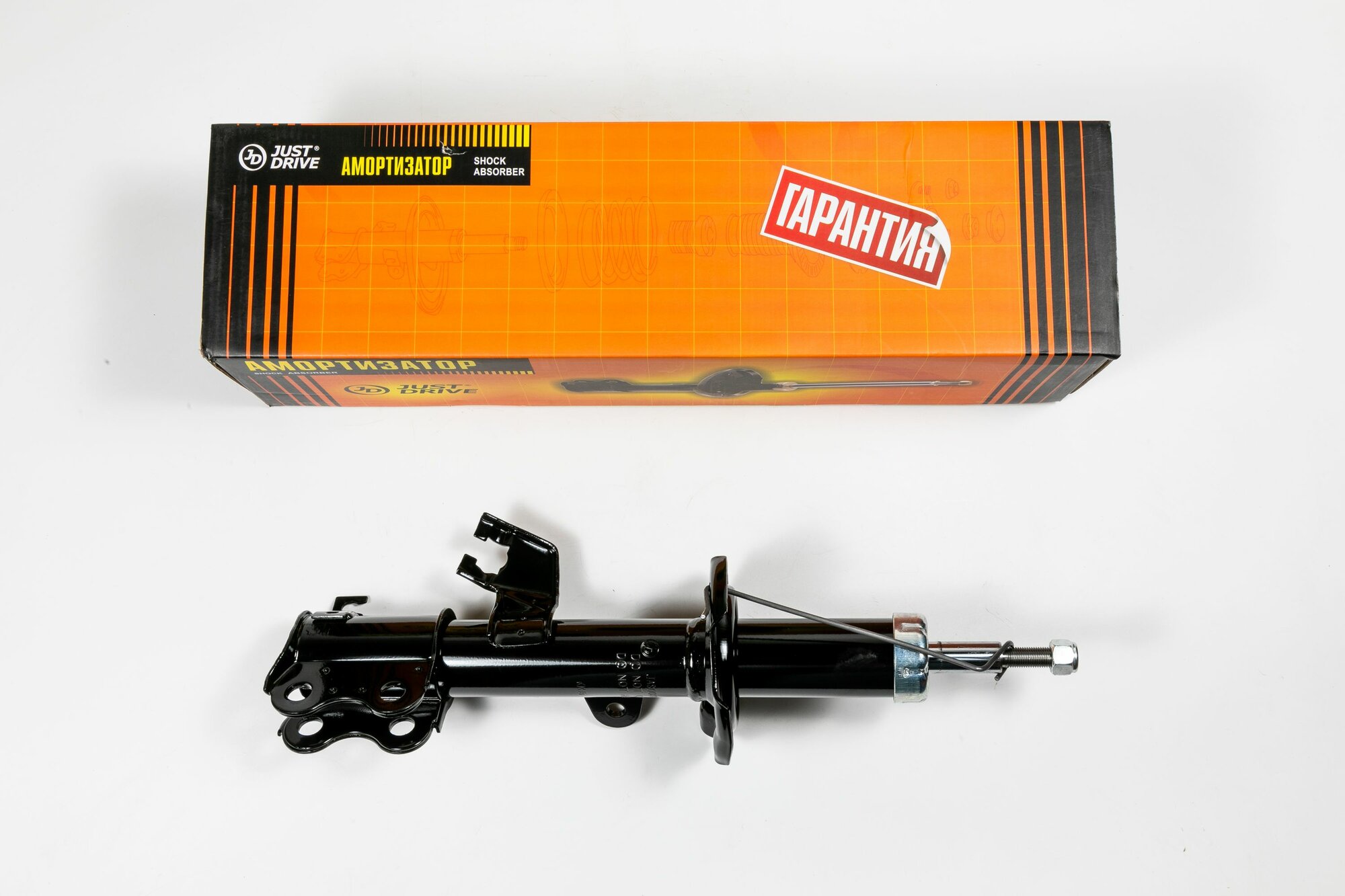 JUST DRIVE Амортизатор газомасляный передний левый для NISSAN Micra IV (K13) 10-, Note (E12) 13-, March 10- ;