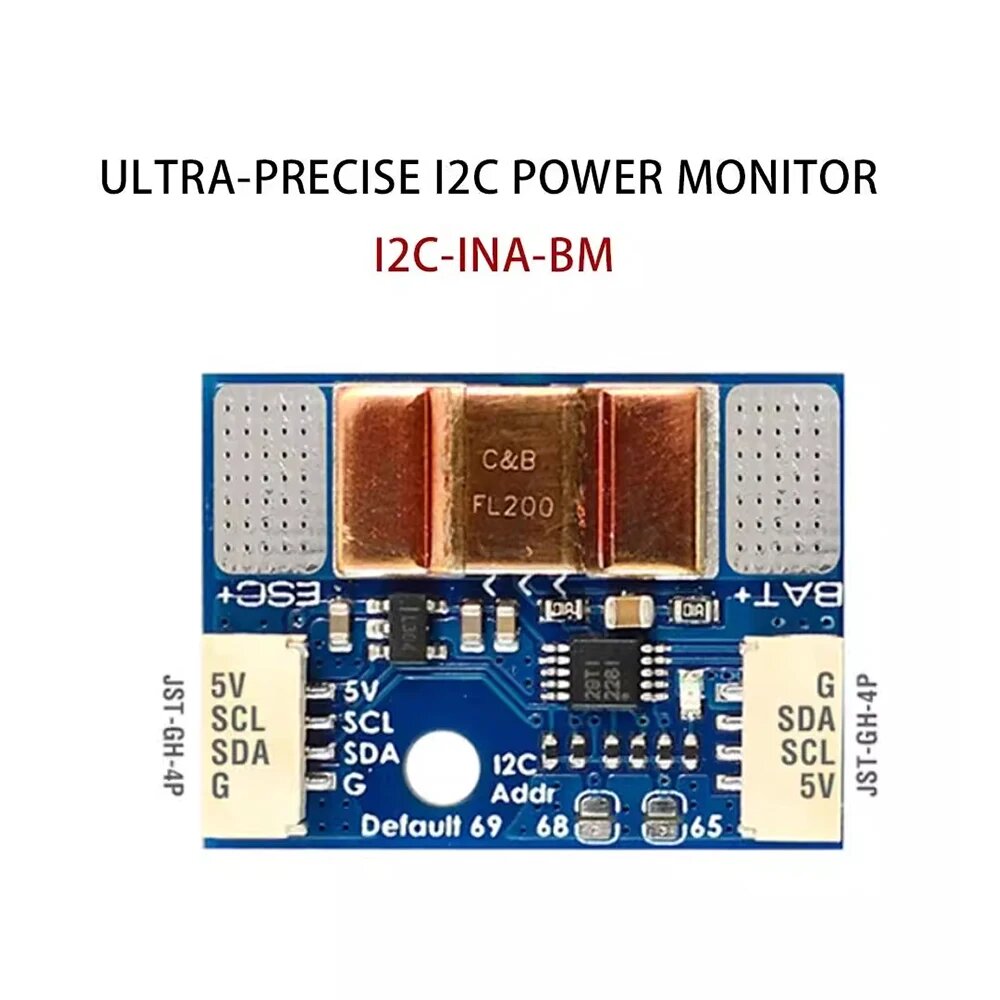 MATEK Mateksys ULTRA-PRECISE I2C POWER MONITOR — фото 1