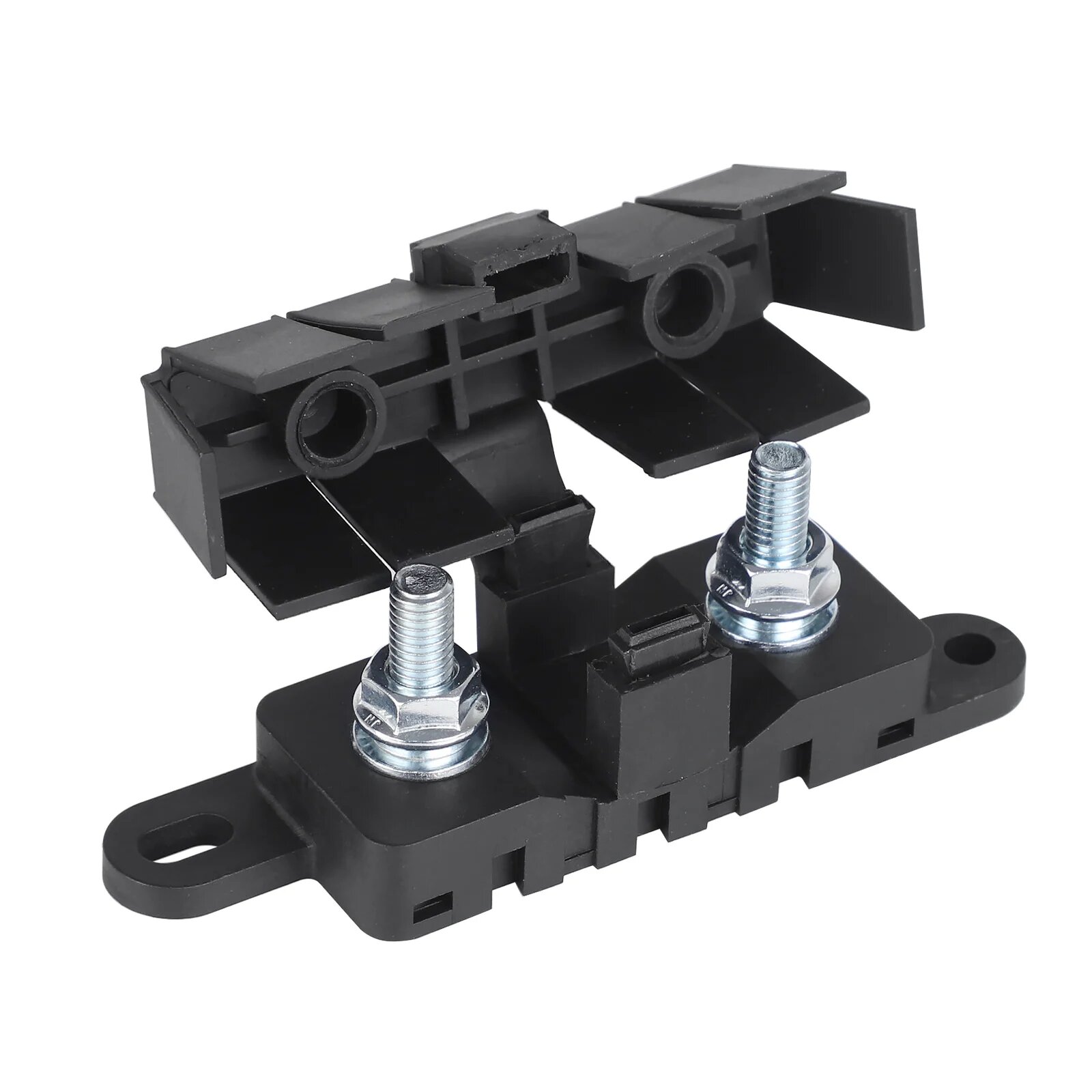 Блок держателей предохранителей M8 с шпильками для морских судов и автомобилей, 40А-500А, 70В макс, с крышкой, для предохранителей MEGA ANL, плоских, болтового крепления