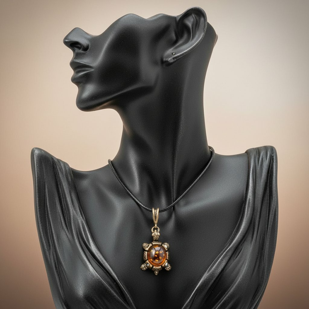 Подвеска, янтарь