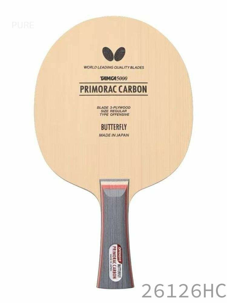 Основание для ракетки настольного тенниса BUTTERFLY Primorac Carbon Tamca T5000, ручка FL(CONC)