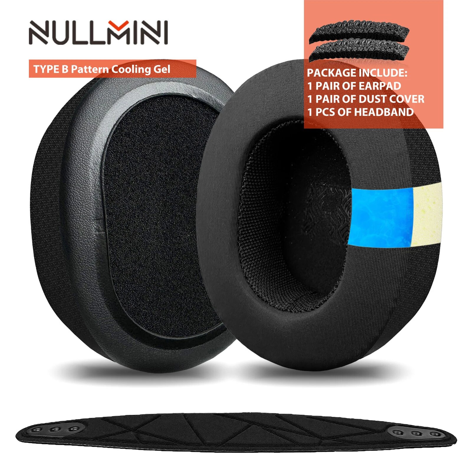 Амбушюры Nullmini Arctis Nova Pro, черные