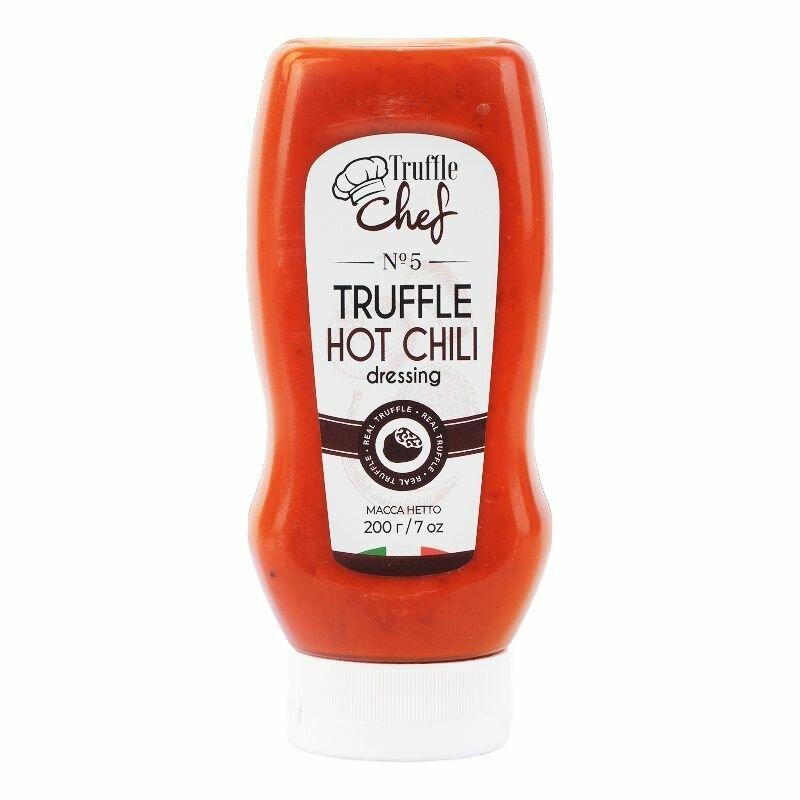Соус TARTUFI JIMMY на осн. раст. масел острый чили с трюфелем "Truffle Chef" /пэт/ 200г