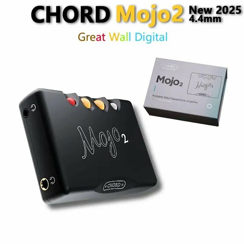 Новая Версия Chord Mojo2 4.4 Мм Портативный Аудиодекодер, USB DAC AMP Наушники Усилитель, 2025 Расширенная Версия