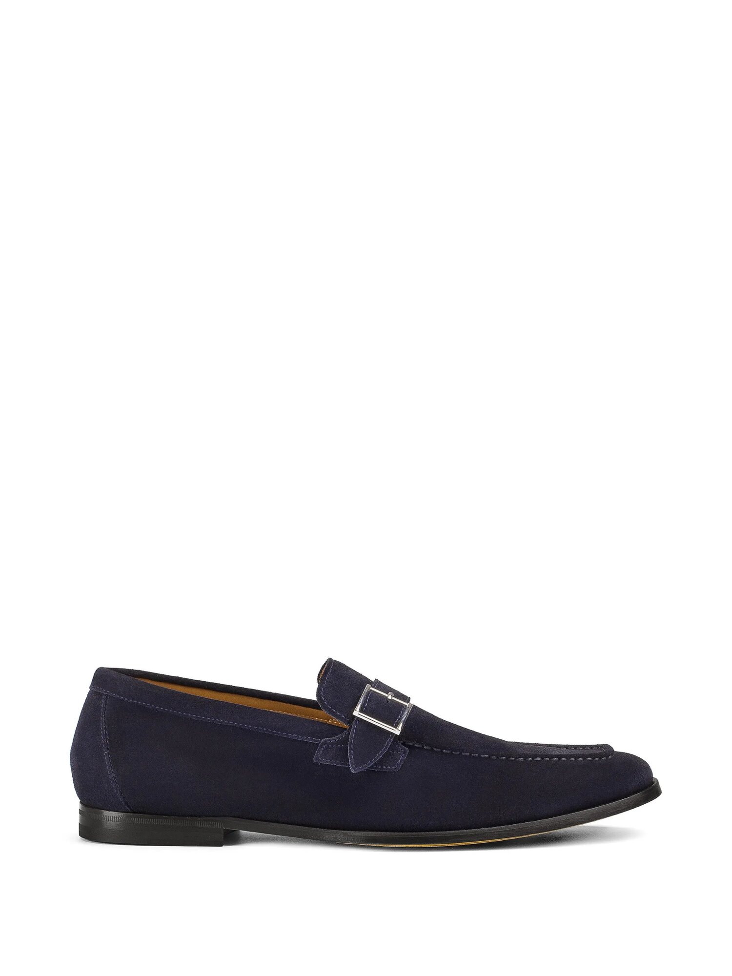 Лоферы Single-buckle suede loafers