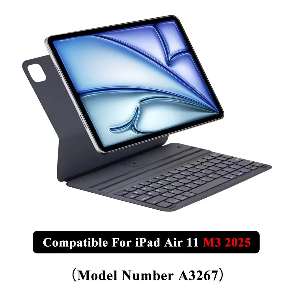 Складной чехол-книжка с клавиатурой EWA для iPad Pro 11 Russian Keyboard, iPad Air 11 2025 M3