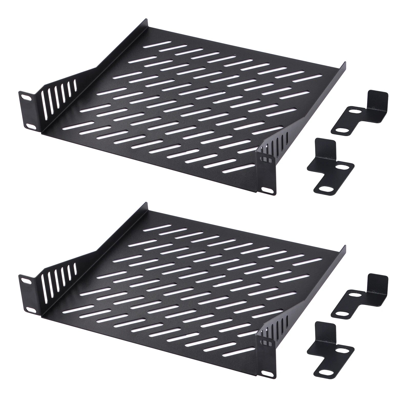 Owootecc Полка для аксессуаров DeskPi RackMate 10 дюймов 2 black