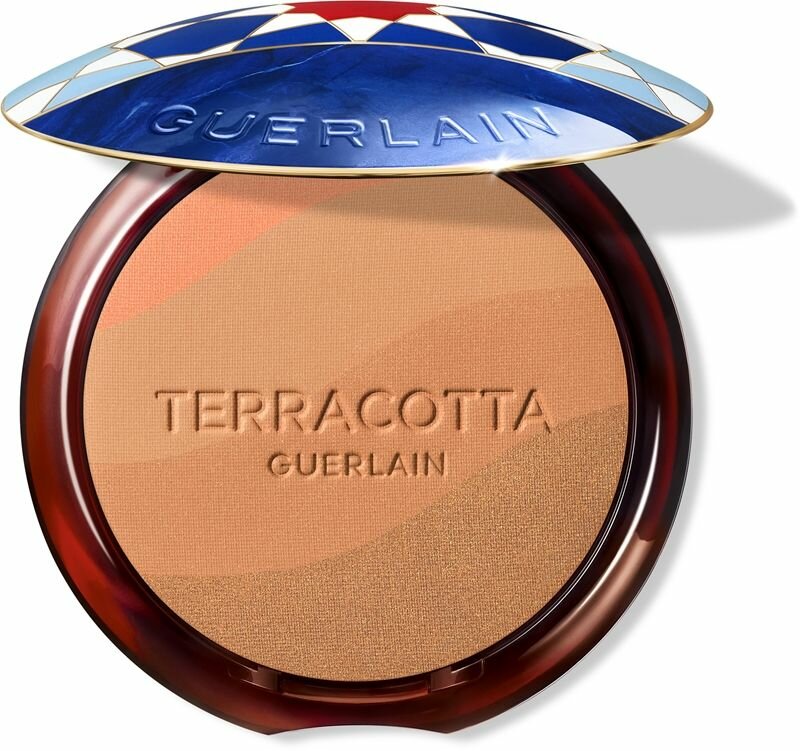 Guerlain Осветляющая бронзирующая пудра, лимитированная серия Terracotta Golden Dunes Light Blue Daklha 10 g