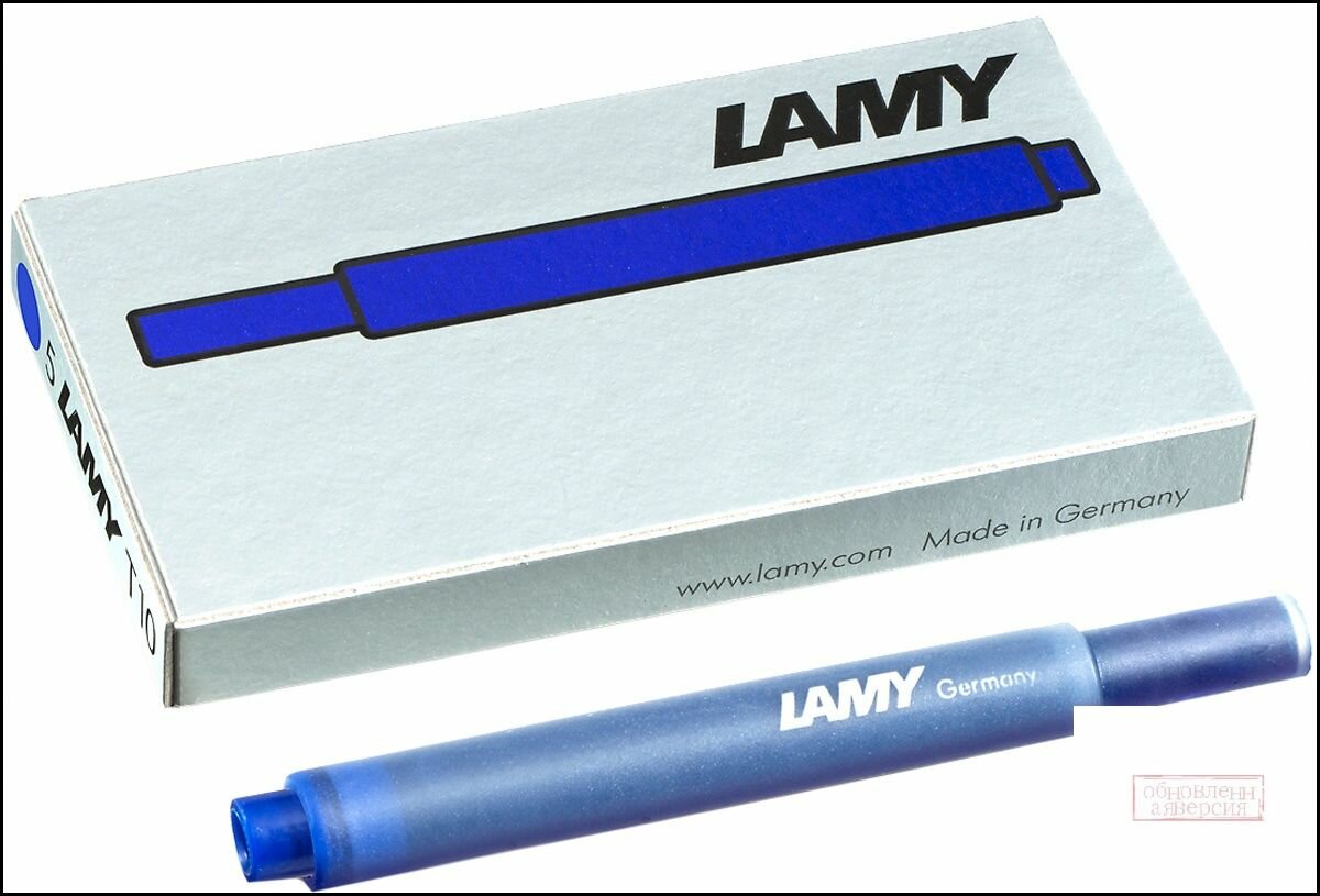Синий картридж Lamy 5 штук, эксклюзивный набор