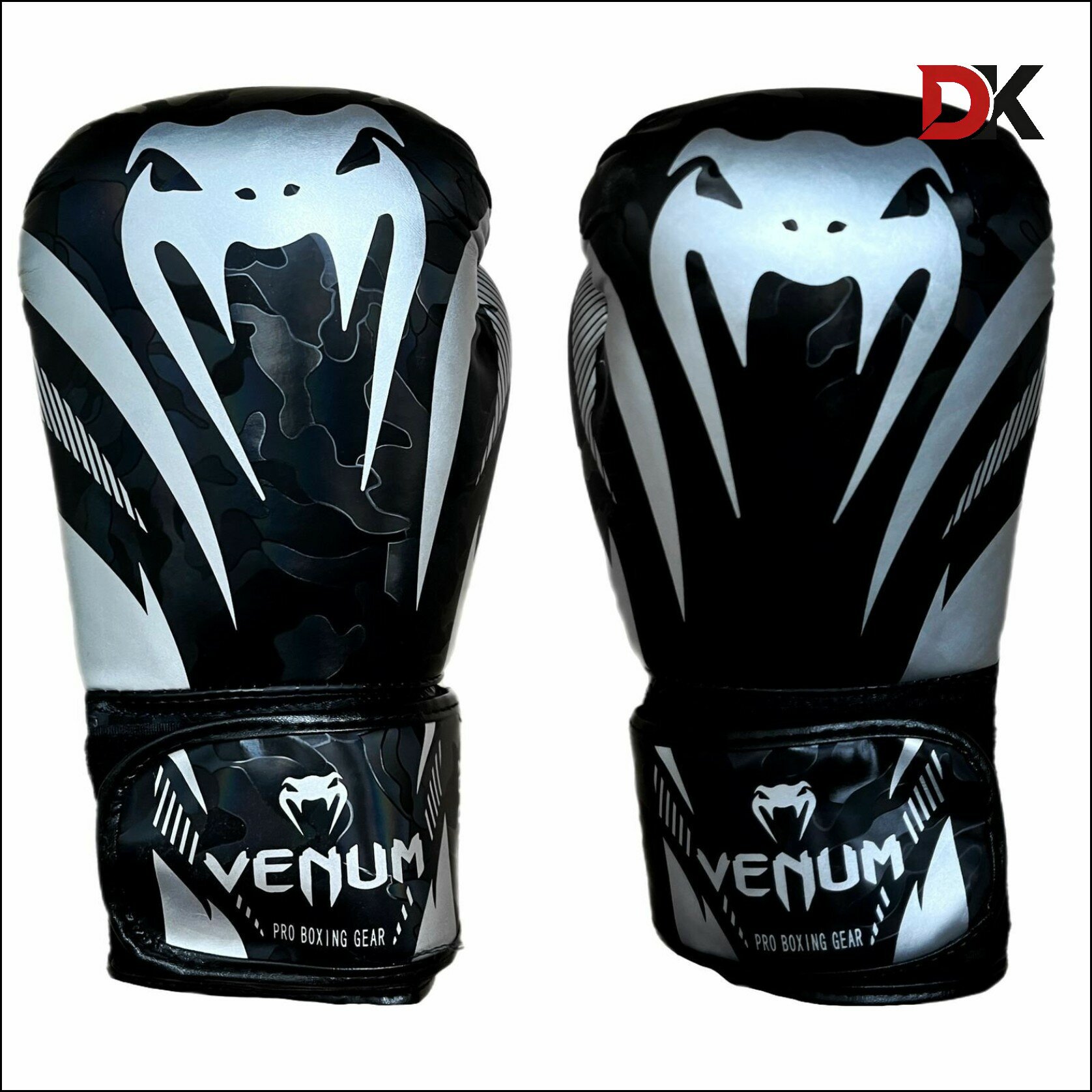 Бестселлерные перчатки для бокса 10 унций с 3D расцветкой выполнены из искусственной кожи и оснащены застежкой липучка.