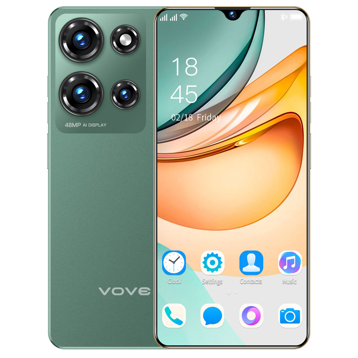 Смартфон Note30i, расширяемая память 1ТБ, процессор MediaTek Dimensity, экран 6.74", 16ГБ