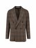 Пиджак Tagliatore Double-breasted check blazer, размер 52, brown