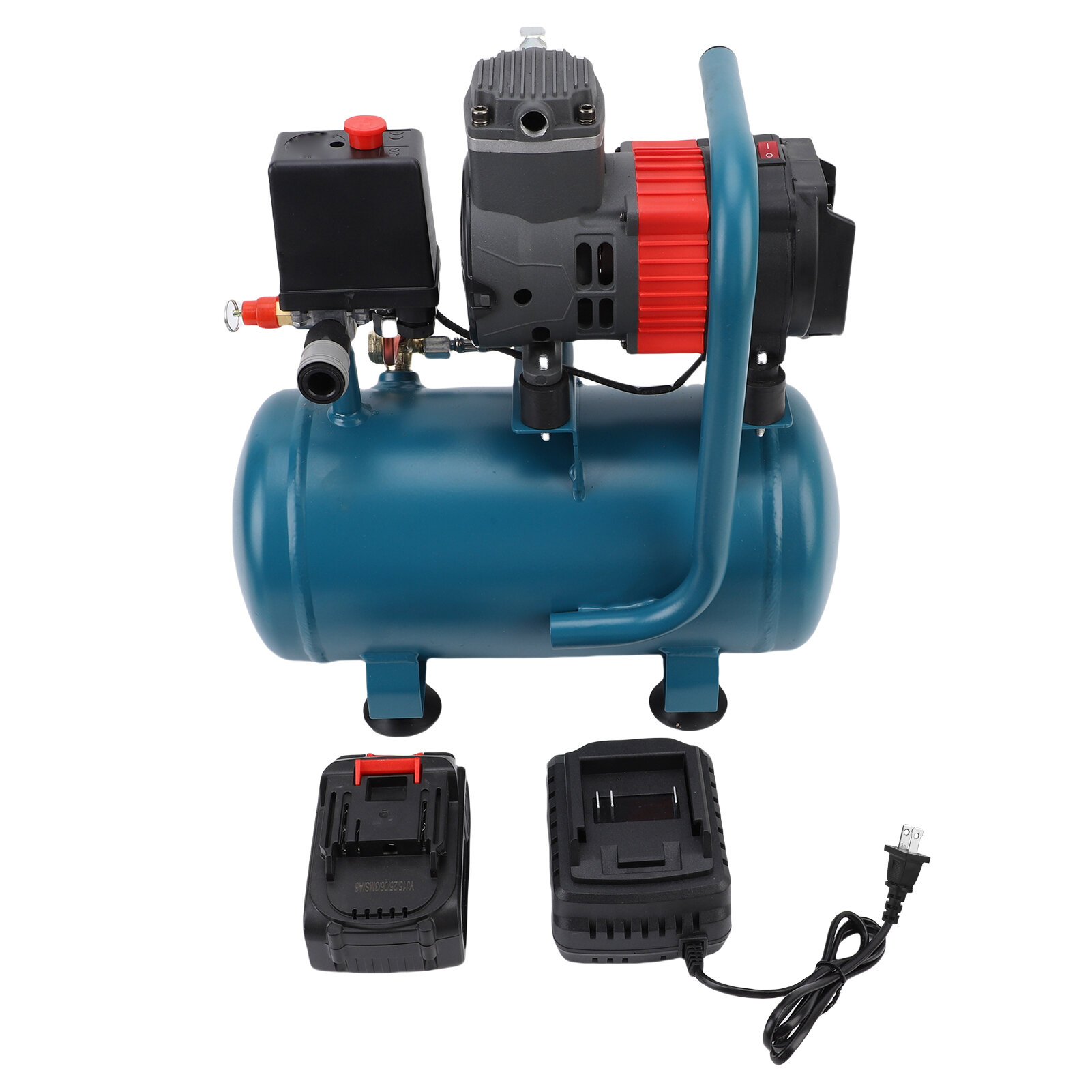 Беспроводной компрессор, 6 л, 8 бар, 3000 мАч, для авто, US