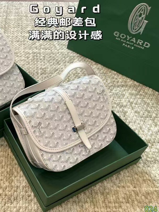 Классическая сумка-мессенджер Goyard, сумка-седло из кожи с узором личи, женская сумка через плечо с принтом, новая модель.