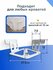 Держатель простыни, одеяла IKEA, прозрачный, 27.5 см x 19 см x 12 см, для матрас...