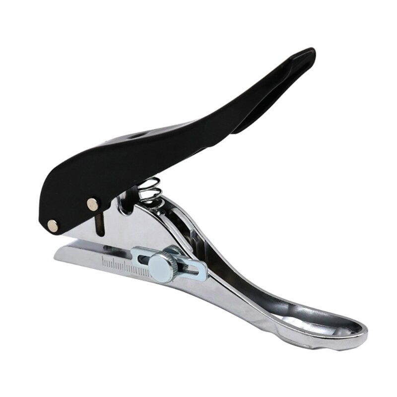 Сверхмощный Круглый Дырокол, Эргономичная Ручка С Нескользящей Рукояткой, 8 мм 5/16-дюймовый Одиночный Дырокол для Карточек, Листов ПВХ, Бумаги