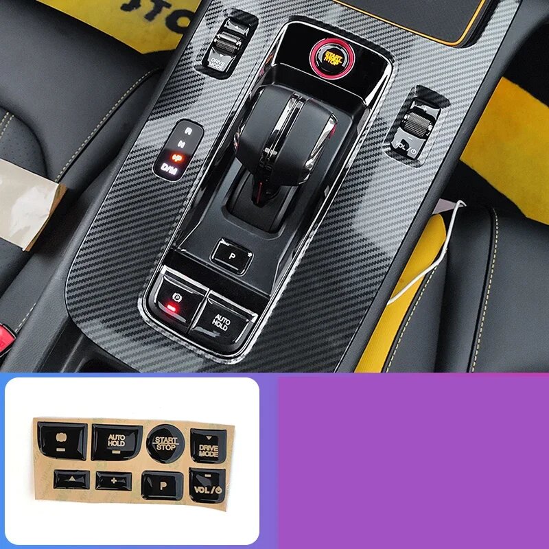 Наклейки на кнопки Trumpchi GAC Empow R 2022-2024, Color Name: option 3-8pcs