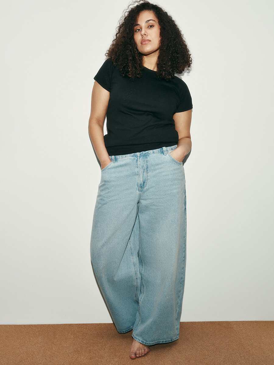 Джинсы багги mixmatch 