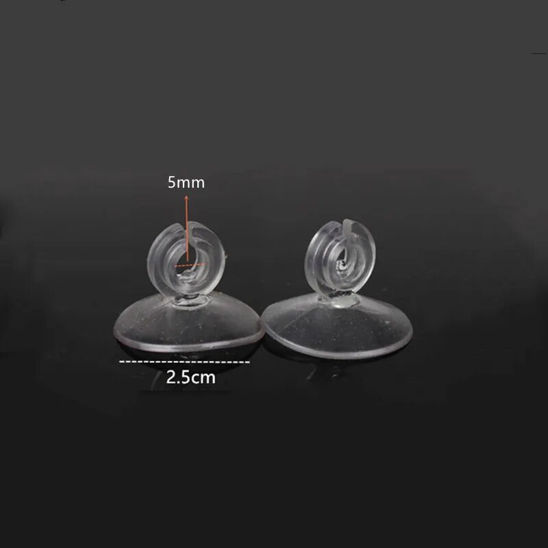 Держатели для шлангов аквариумные на присосках, 4/6 мм, Цвет: 4mm B