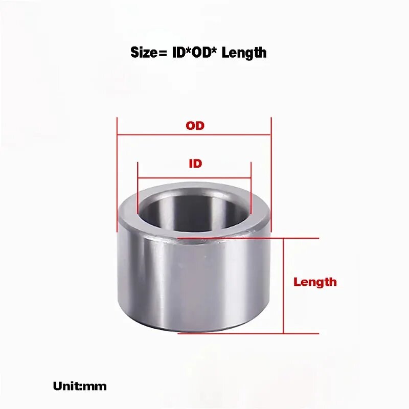 Стальная втулка подшипника 3/4/5/6/7/8/9/10 мм 5pcs 4x6x4