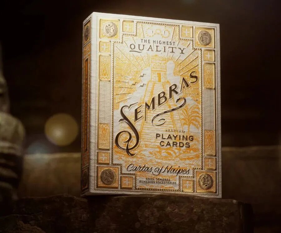 Игральные карты Sembras Premium Playing Cards 54 карты с пластиковым покрытием для фокусов и карточных игр — фото 1