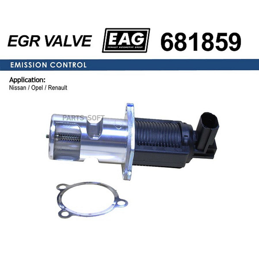 Клапан EGR NISSAN INTERSTAR, OPEL MOVANO, RENAULT от официального дистрибьютора, EAG, артикул 681859