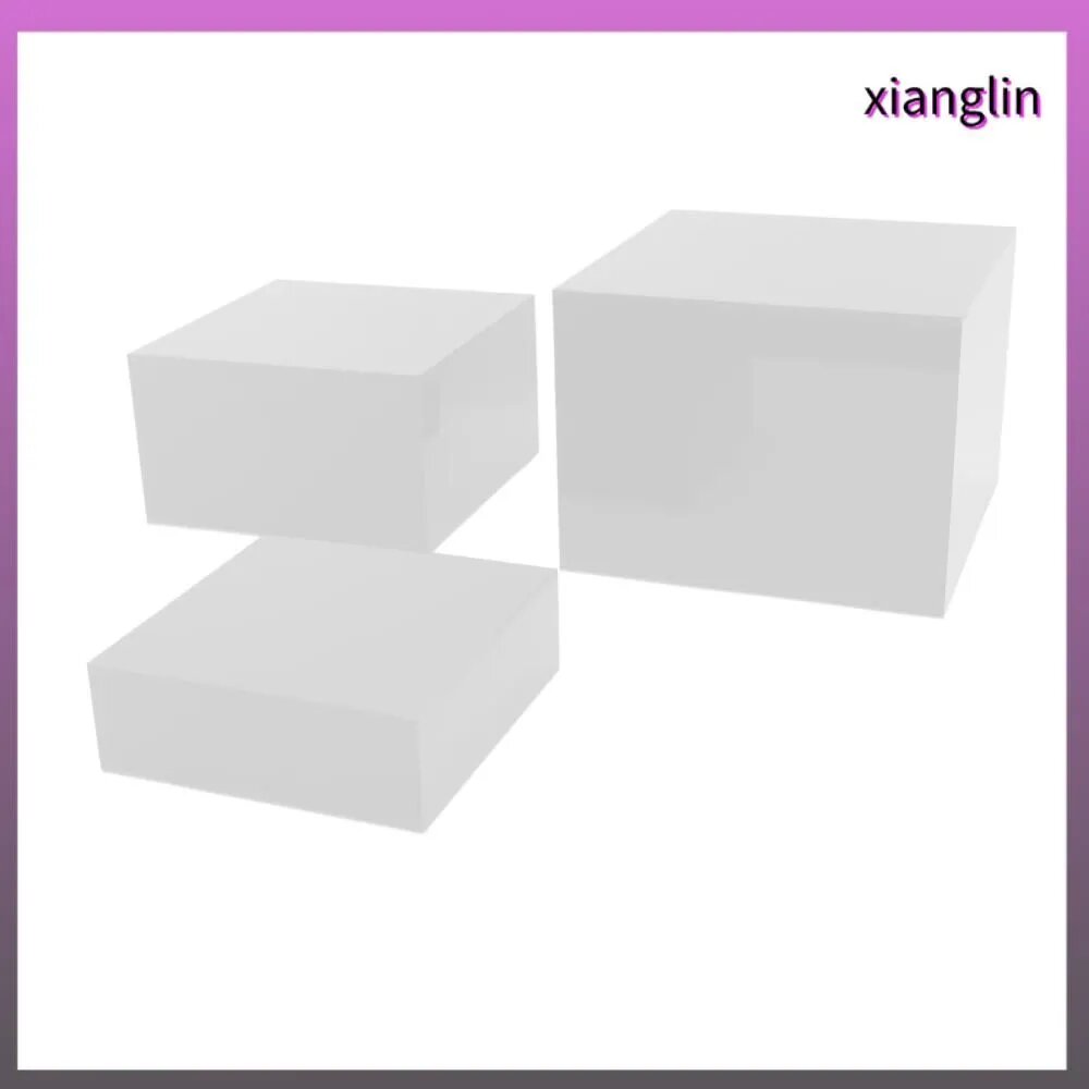 Акриловые подставки для украшений. Комплект из 3 подставок для демонстрации ювелирных изделий