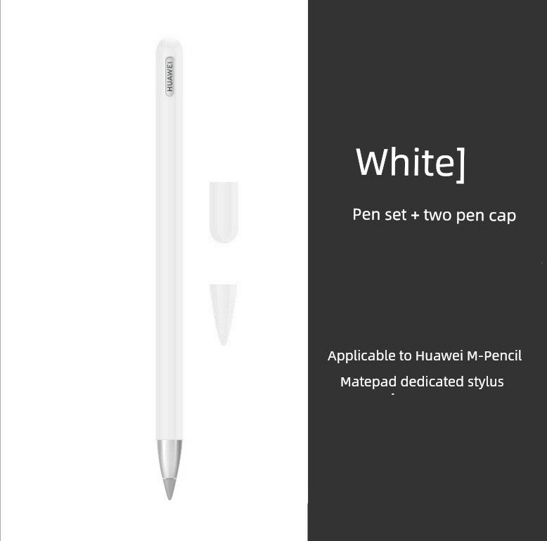 Чехол для ручки Huawei MatePad Pro с капотом, силиконовая защитная оболочка для M-Pencil 3, белый