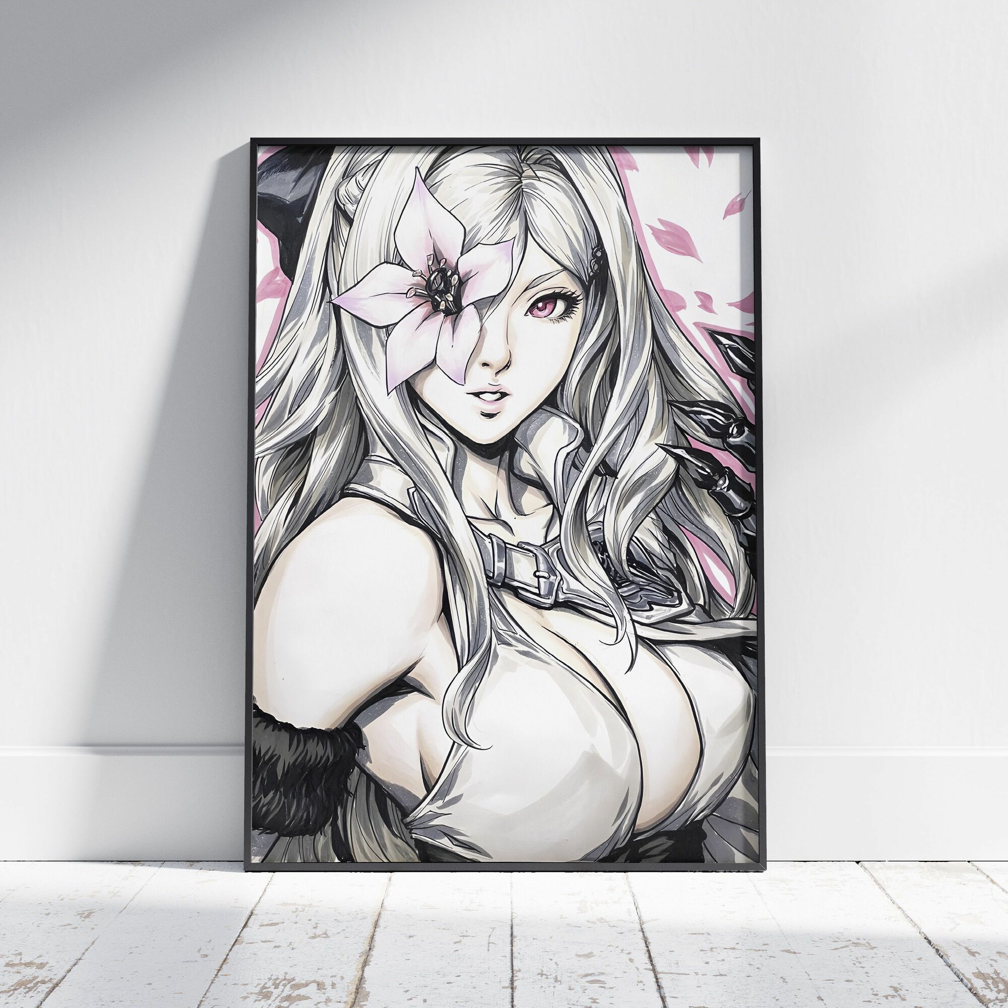 Плакат на стену для интерьера Дракенгард (Zero 14) - Постер по игре Drakengard формата А4 (21x30 см)