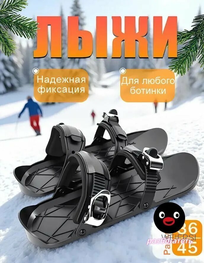Прогулочные мини-лыжи