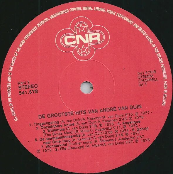 André van Duin - De Grootste Hits Van André Van Duin — фото 1