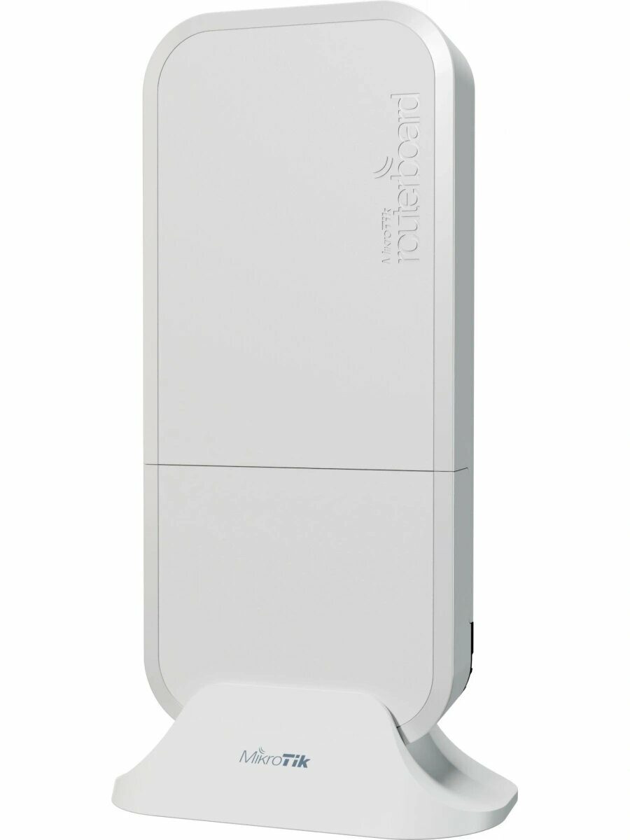 Wi-Fi роутер MIKROTIK wAP ax, Wi-Fi 6, AX3000, 2.4/5ГГц, 1 LAN, белый [wapg-5haxd2haxd]