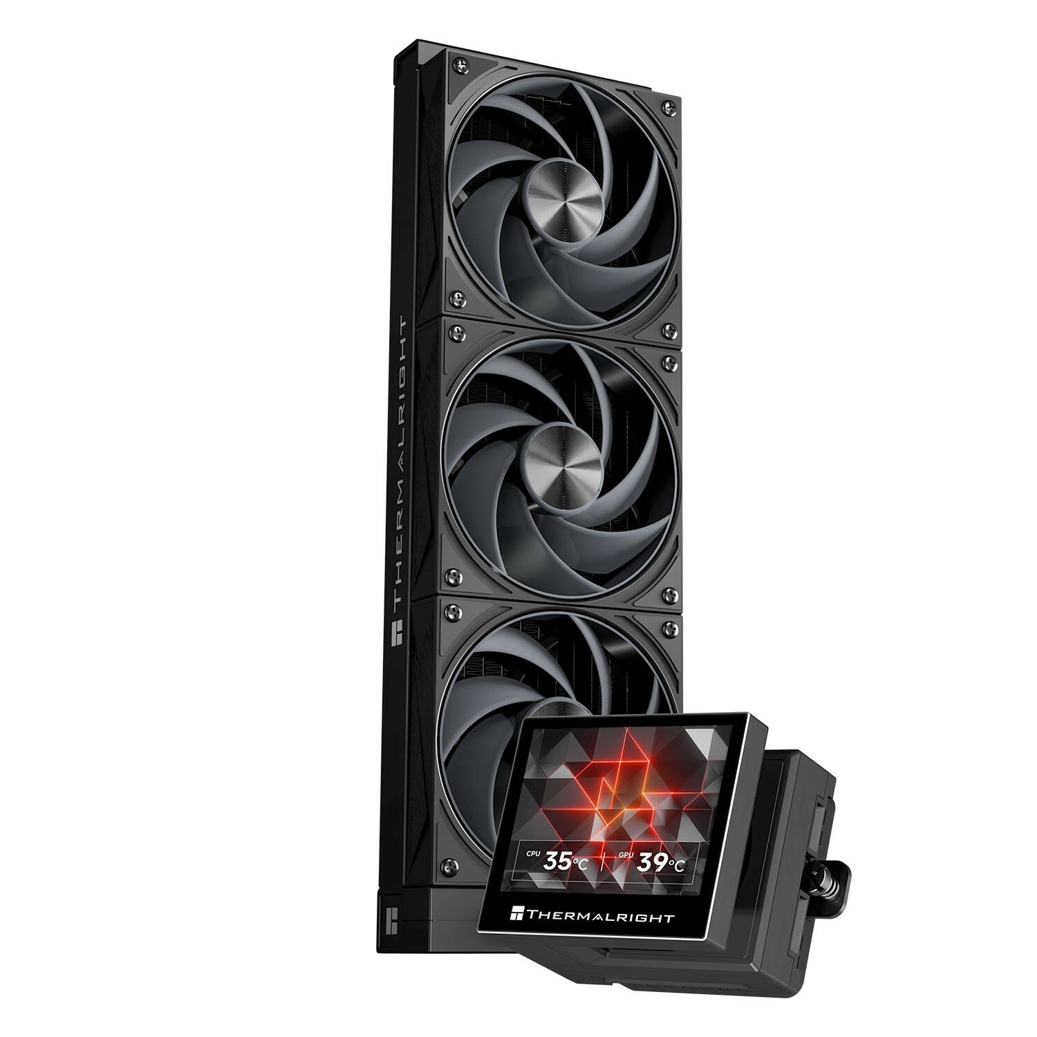 Система водяного охлаждения Stream Vision 360 BLACK Thermalright, 3 х120 мм