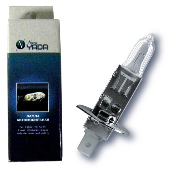Лампа H1 12V 55W P14,5s Clear (1 PC) / Nord YADA / 800002