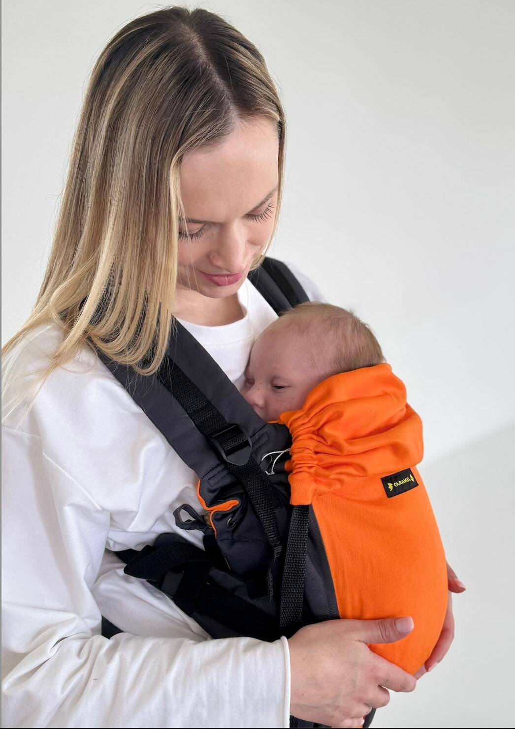 Эргорюкзак слинг для новорожденных с 0 мес (НЕ кенгуру) Caramel Multisize 0+