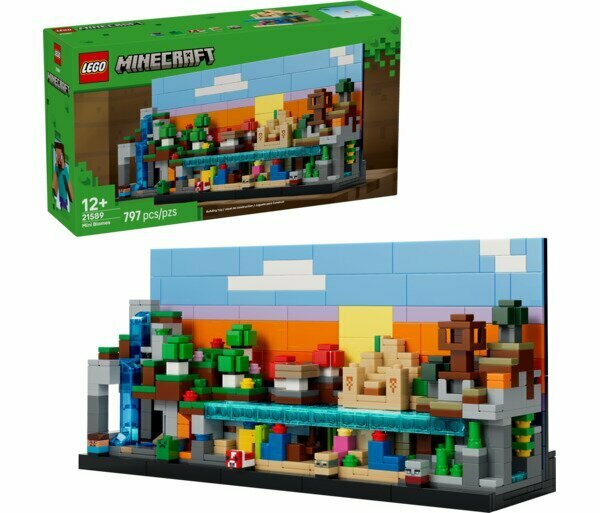 Конструктор LEGO Minecraft 21589 Мини-биомы (Lego 21589)