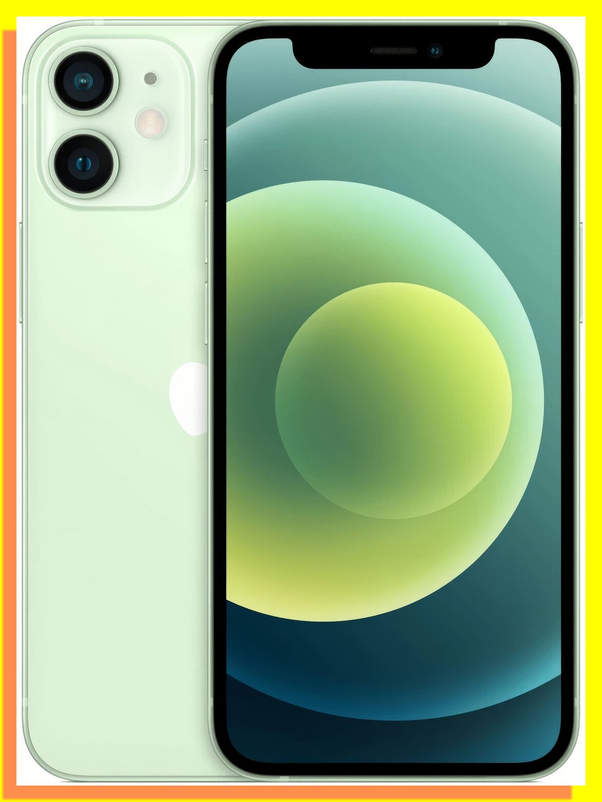 Смартфон Apple iPhone 12, 4ГБ/64ГБ, 5G, Dual nano-SIM, Зелёный/Green
