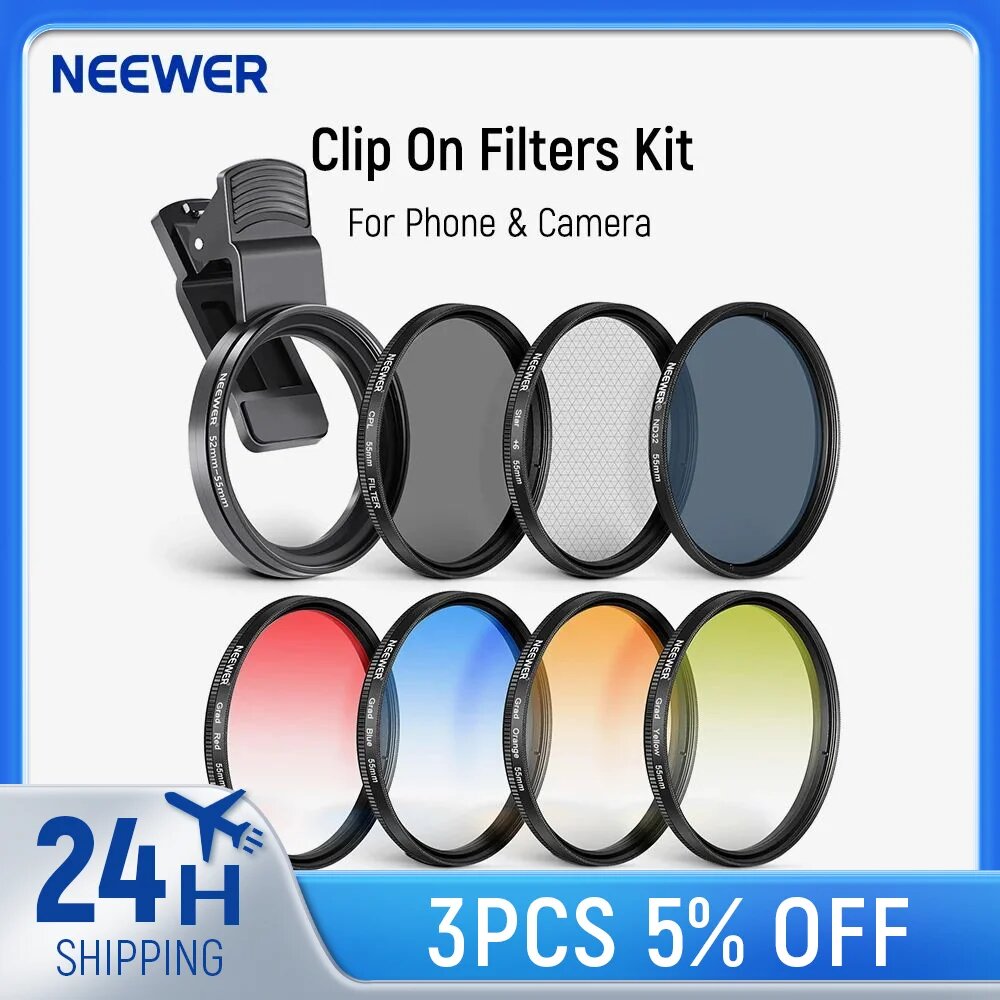 Комплект фильтров NEEWER 67mm для камеры и телефона