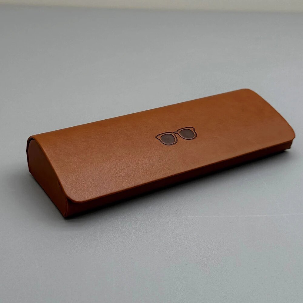 Жесткий чехол для очков KLASSNUM магнитная застежка Коричневый, Brown