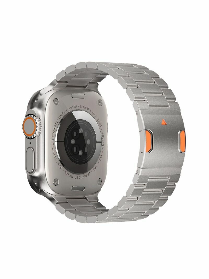 Титановые ремешки для Apple Watch ultra3/2/1 49mm Металлический браслет серии iWatch 11 10 46mm