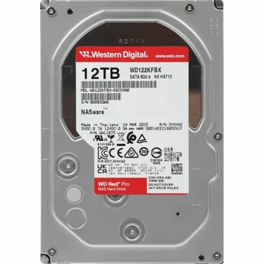 Western Digital 12 ТБ Внутренний жесткий диск (WD122KFBX)