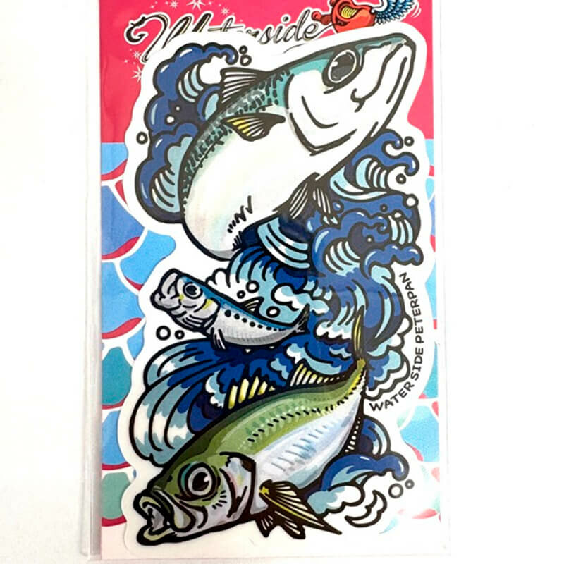Наклейка рыболовная Waterside Peterpan Sticker R #Sabiki Gosanke