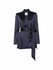 Куртка CENERE Long-sleeve belted jacket, размер 46, blue