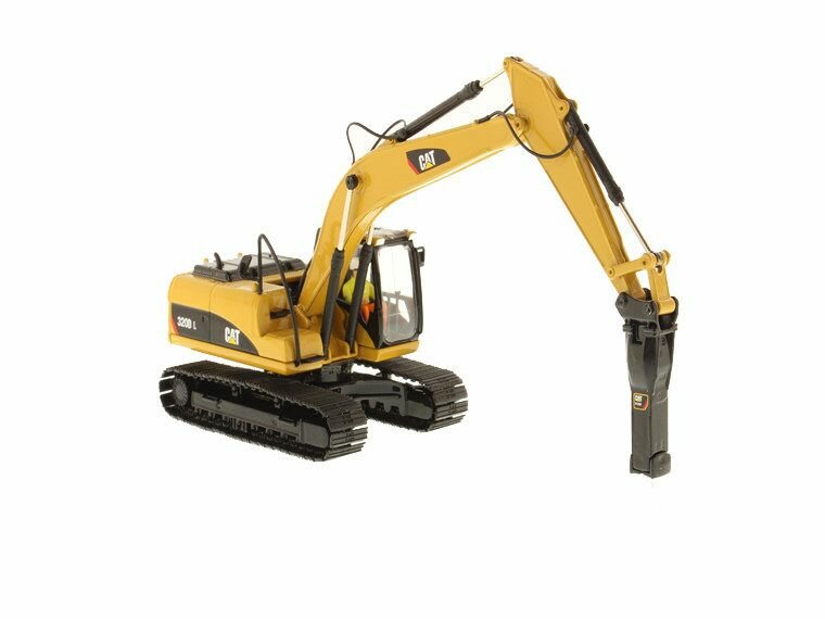 DM 85280 CAT 320D L Пропорциональная модель экскаватора с гидромолотом (масштаб 1:50)