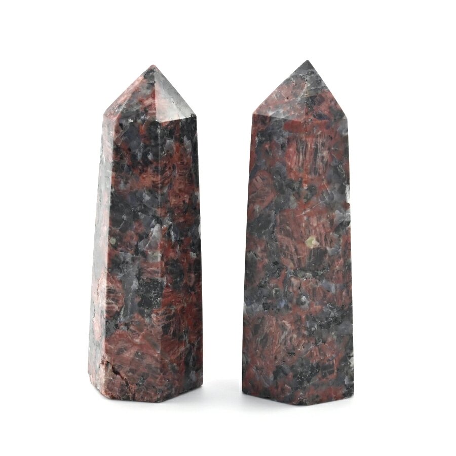 Кристалл из камня гранитогнейс "Карандаш" 30*28*93мм 144-145г