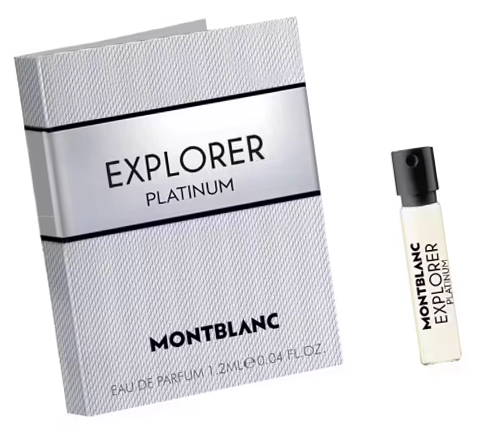 Пробник парфюма для мужчин Montblanc Explorer Platinum 2 мл / Монблан Эксплорер